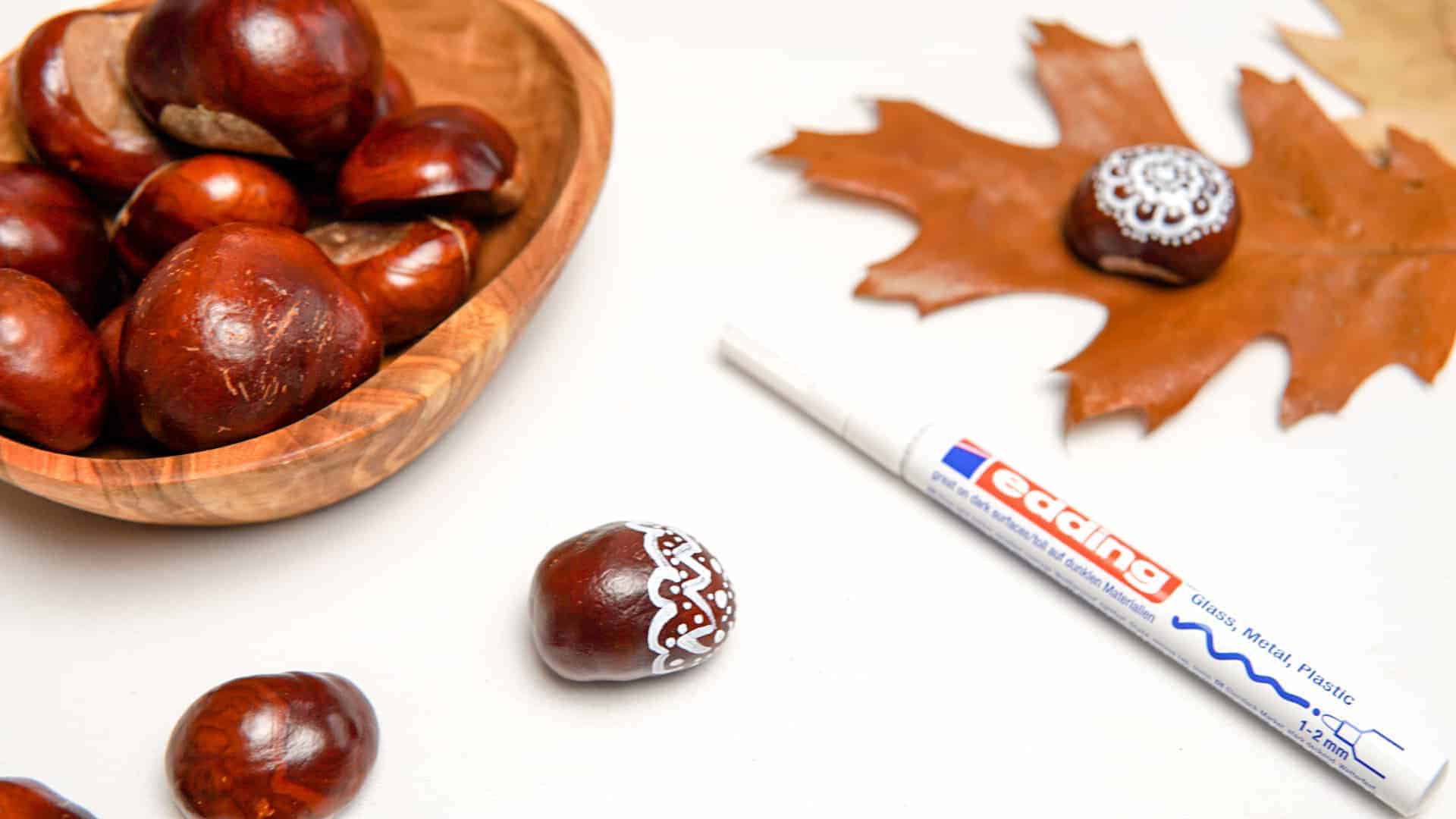 Wir Bemalen Kastanien – Basteln mit Kastanien: Die 5 besten DIY-Ideen ...